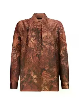 Liu Jo Button-fastening Floral Print Shirt