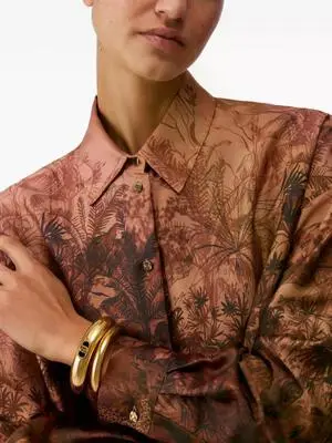Liu Jo Button-fastening Floral Print Shirt