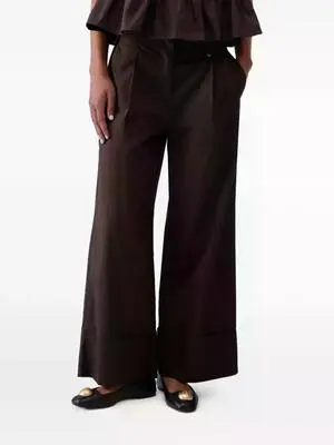 Liu Jo Logo-plaque Flared Trousers