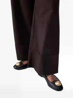 Liu Jo Logo-plaque Flared Trousers