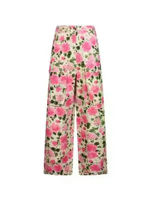 Liu Jo Floral Print Cargo Pants