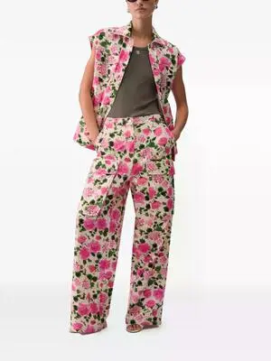 Liu Jo Floral Print Cargo Pants