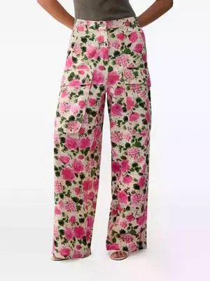 Liu Jo Floral Print Cargo Pants
