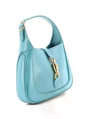 Gucci Jackie 1961 Leather Mini Hobo Bag - Blue