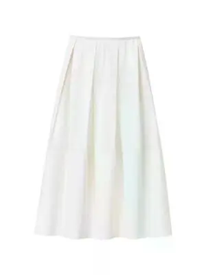 Lafayette 148 New York Inverted Pleat Maxi Skirt