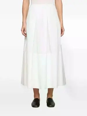 Lafayette 148 New York Inverted Pleat Maxi Skirt
