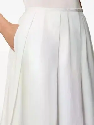 Lafayette 148 New York Inverted Pleat Maxi Skirt