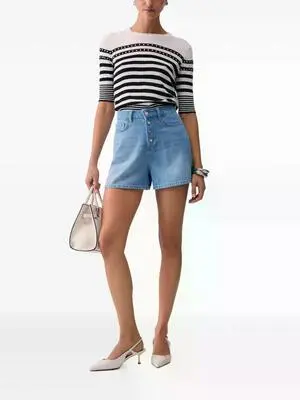 Liu Jo Button-fastening High-rise Shorts