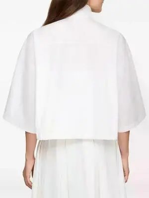 Lafayette 148 New York Oversized Cotton Shirt-jacket