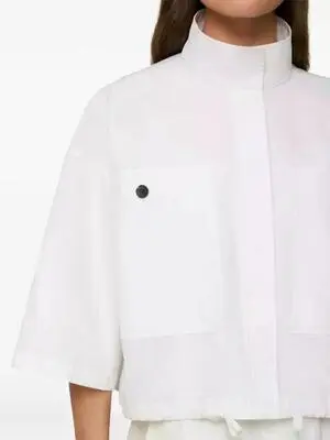 Lafayette 148 New York Oversized Cotton Shirt-jacket