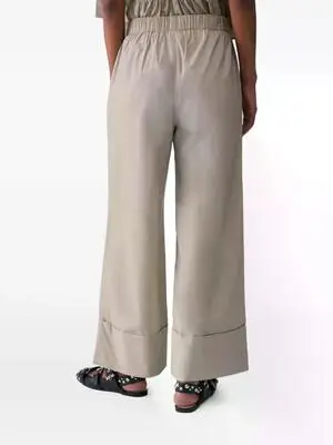 Liu Jo Logo-plaque Flared Trousers