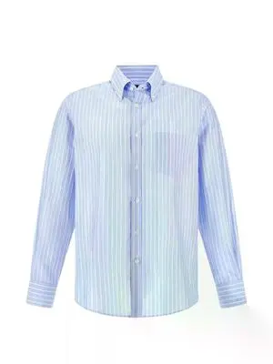 Paul & Shark Striped Cotton Shirt - Blue