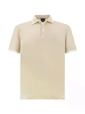Paul & Shark Striped-trim Polo Shirt - Neutrals