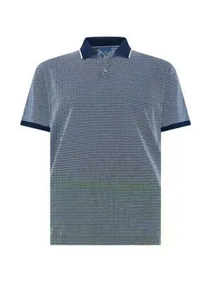Paul & Shark Patterned Cotton Polo Shirt