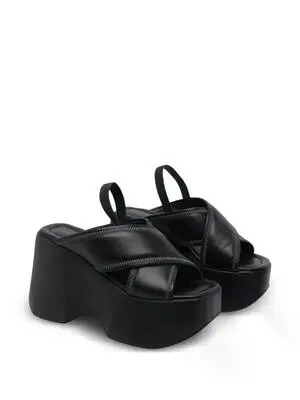 VIC MATIE Crossover Plateau Sandals