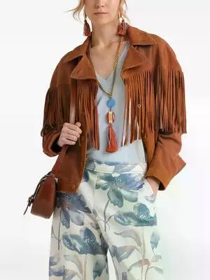 Malìparmi Fringed Biker Jacket