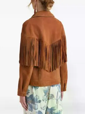 Malìparmi Fringed Biker Jacket