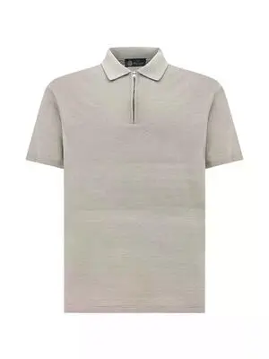 Paul & Shark Zip Polo Shirt - Neutrals