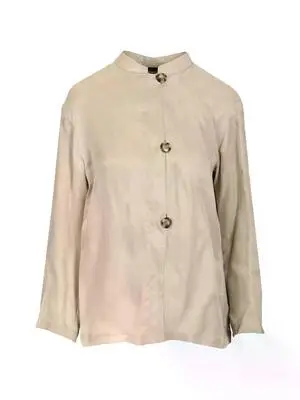 Emporio Armani Buttoned Long-sleeve Shirt - Neutrals