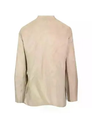 Emporio Armani Buttoned Long-sleeve Shirt - Neutrals