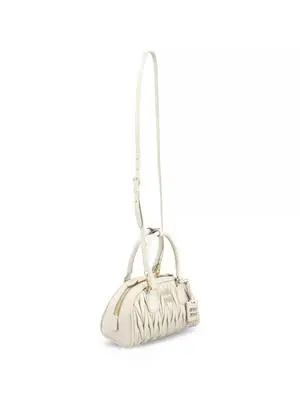 Miu Miu Matelassé Arcadie Bag - White