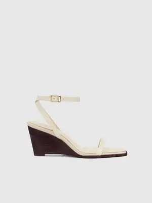 Adjustable Ankle Strap Heeled Sandals