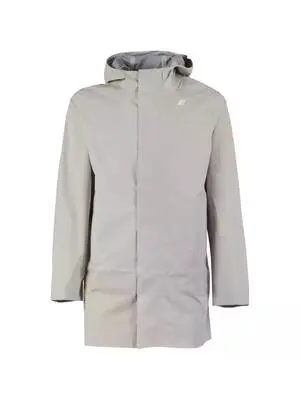 K-WAY Hooded Mid-length Coat