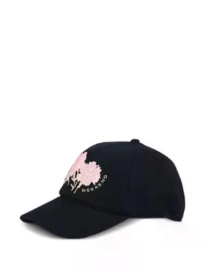 Max Mara Floral-embroidered Cap