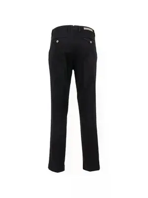BRIGLIA 1949 Button Straight Trousers - Black