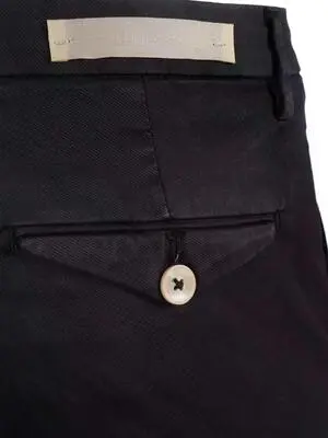 BRIGLIA 1949 Button Straight Trousers - Black