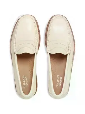 G.H.BASS Larson Penny Leather Loafers - Neutrals