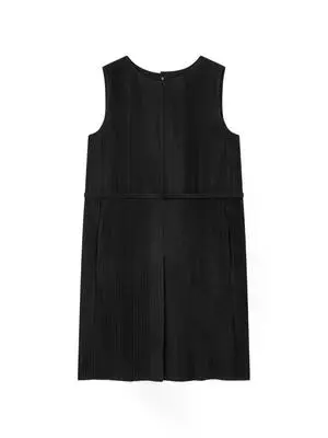 STUDIO TOMBOY Corduroy Belted Dress - Black