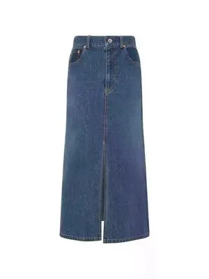 Sacai Pleated Denim Skirt