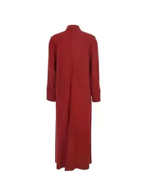 Max Mara Buttoned Long-sleeve Dress