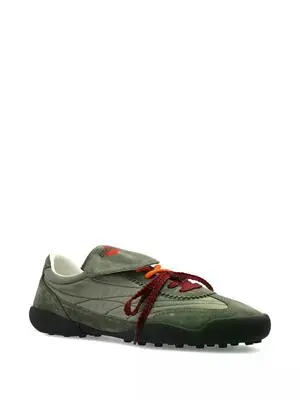 Dsquared2 Suede Paneled Low-top Sneakers