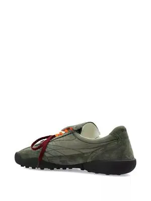 Dsquared2 Suede Paneled Low-top Sneakers