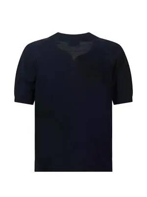 C.P. COMPANY V-neck Short-sleeves Polo Shirt - Blue