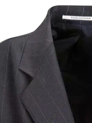 Tagliatore Bernice Pinstriped Waistcoat - Grey