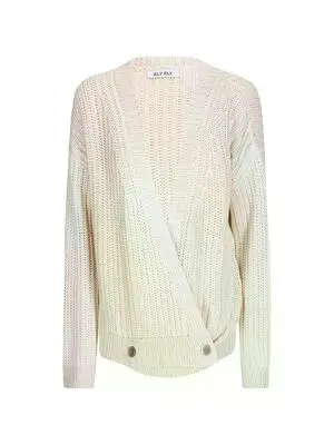 ELY ELY Crochet Knit Buttoned Cardigan