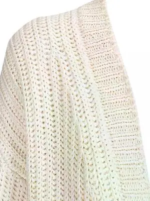 ELY ELY Crochet Knit Buttoned Cardigan