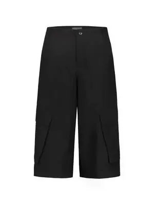 DRHOPE Cargo Bermuda Shorts - Black