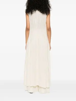 FORTE_FORTE Long Vest - White