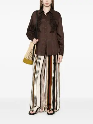 Ermanno Scervino Embellished Long Sleeve Shirt