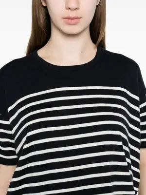 CT PLAGE Striped Cotton Sweater