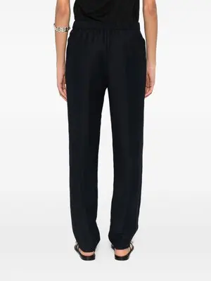 Fabiana Filippi Linen Blend Trousers - Blue
