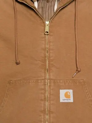 Carhartt Work In Progress Cotton Hooded Jacket - Brown