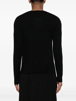 Extreme Cashmere Wool And Cashmere Crewneck Sweater - Black