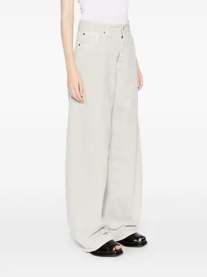 HAIKURE Bethany Wide-leg Denim Jeans - Grey