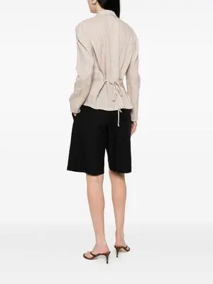 Emporio Armani Linen Single-breasted Jacket