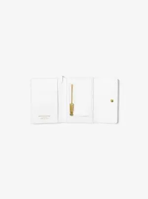 Michael Kors Leather Card Holder Necklace In By
